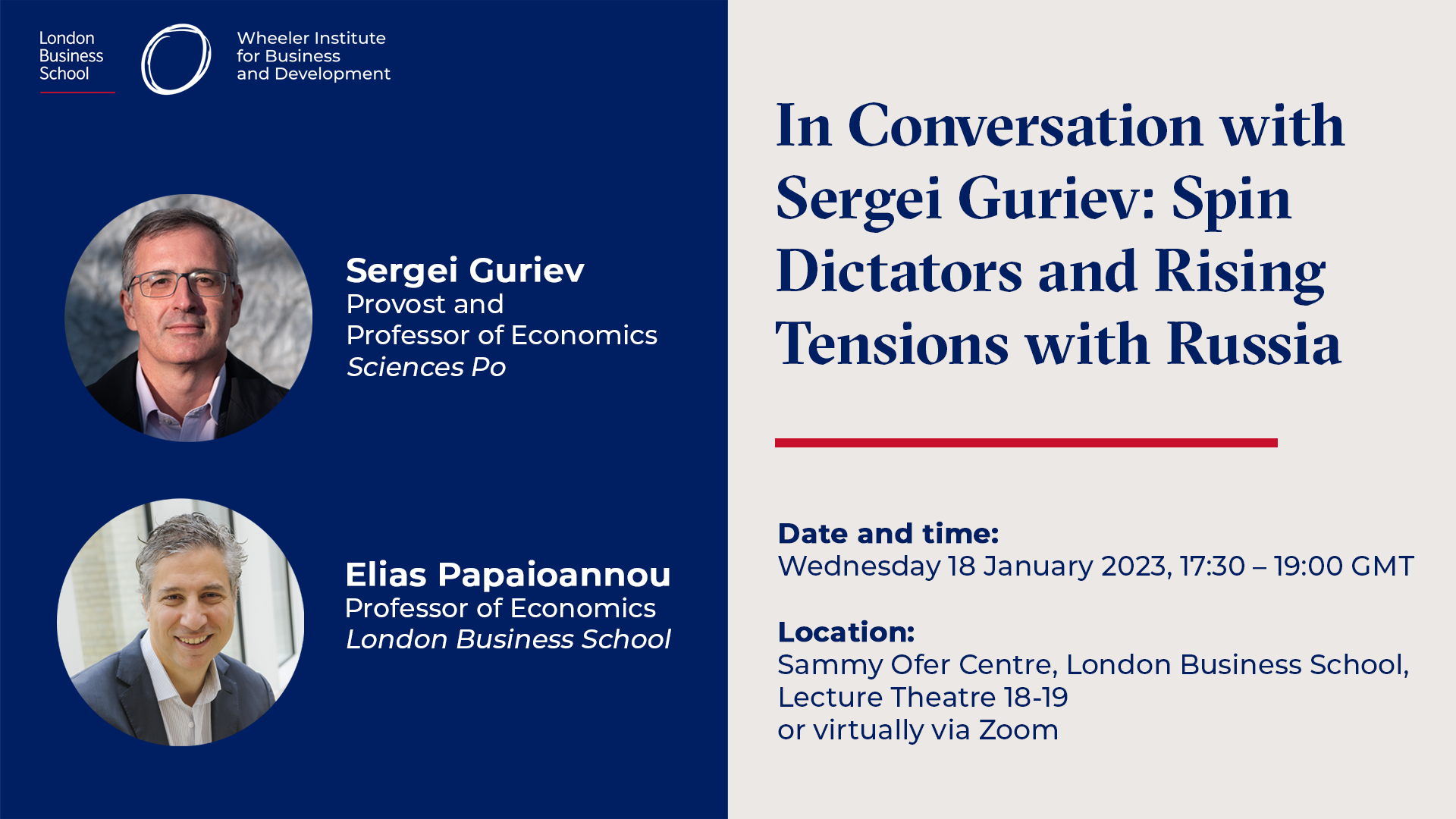 In Conversation with Sergei Guriev: Spin Dictators and Rising Tensions with Russia - WheelerBlog