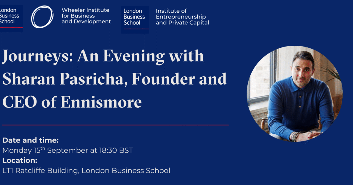 Journeys: An Evening with Sharan Pasricha, CEO of Ennismore - WheelerBlog